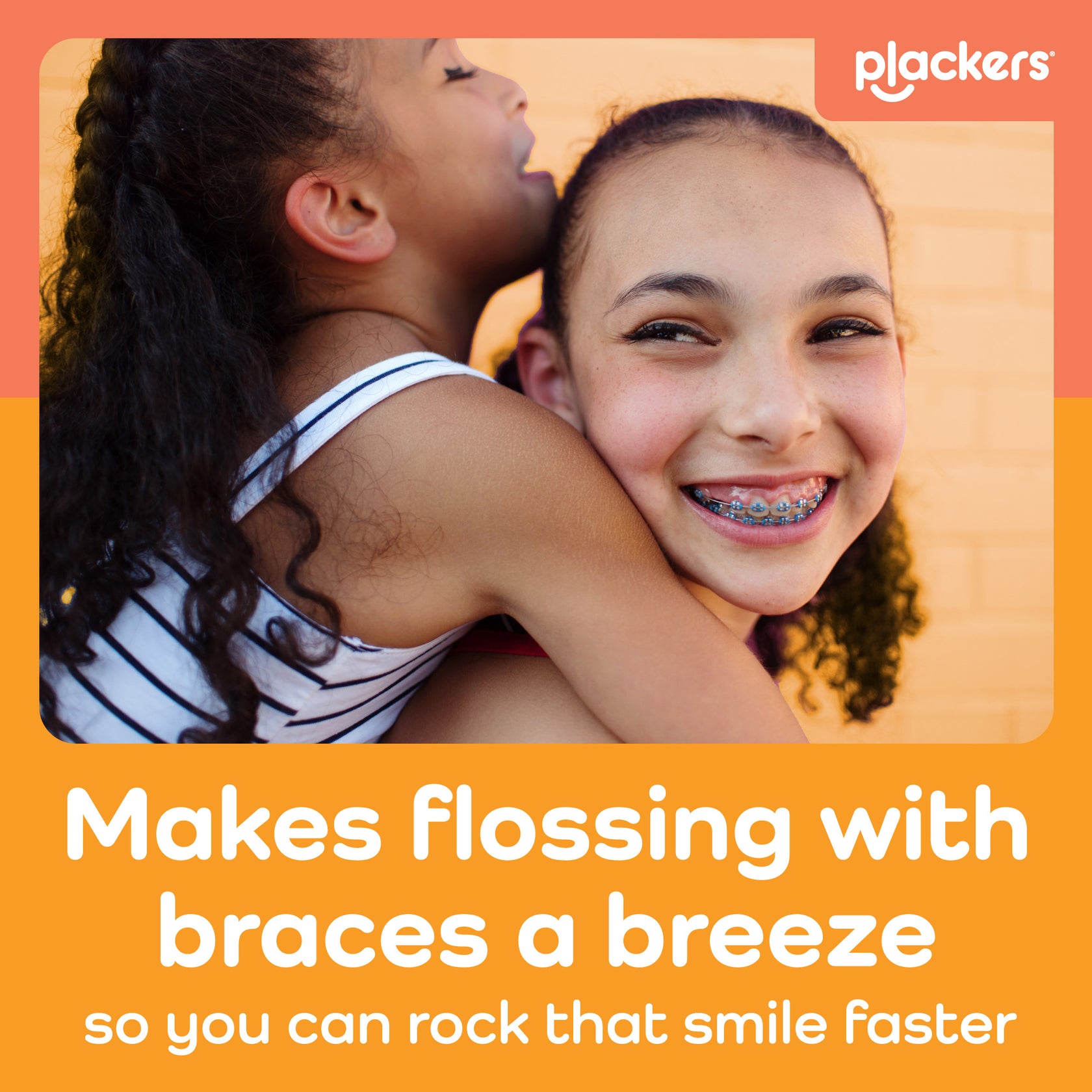 Plackers OrthoPick® Floss Picks Designed for Braces, Tuffloss® Made Wi