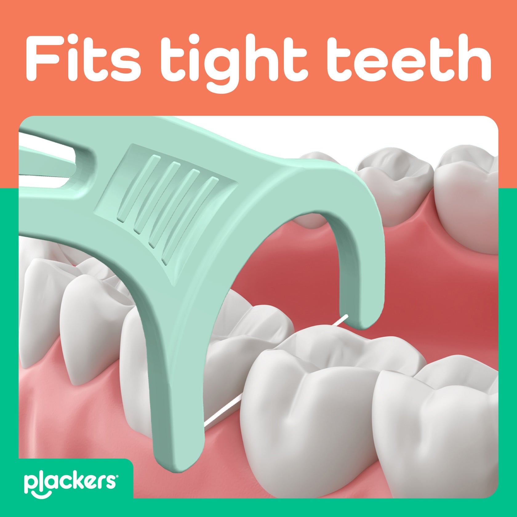 Plackers® Micro Line® Floss Picks - Intense Mint, Floss Fiber Made Wit
